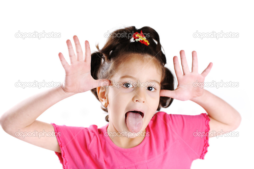 Rude cute girl Stock Photo by ©zurijeta 21417641