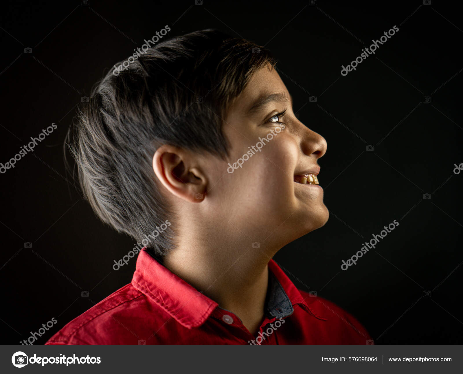 Child Profile Smiling