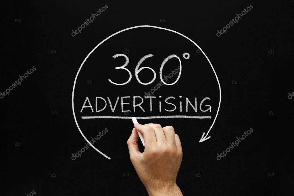 360 Degrees Advertising Concept — Stock Photo © ivelin #38314849