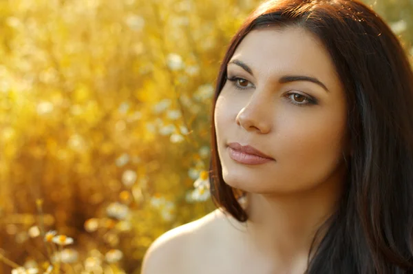 Beautiful woman in spring garden - Stock Image - Everypixel