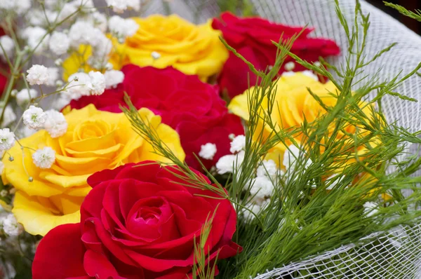 Red and yellow roses Stock Photo by ©Forewer 50961111