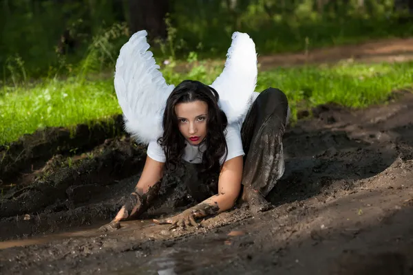 Girl in the mud Stock Photos, Royalty Free Girl in the mud Images ...