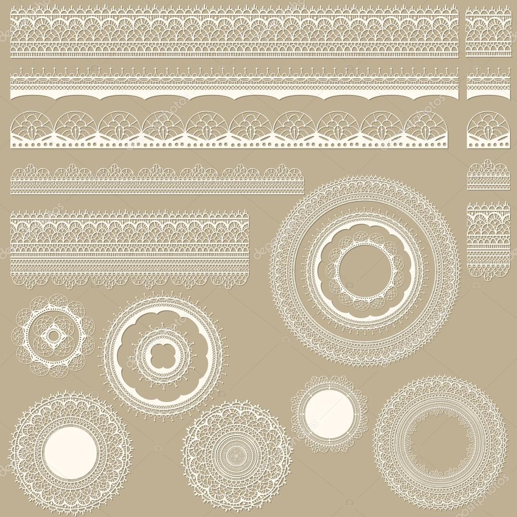 Vector Lacy Vintage Design Elements Stock Vector Image by ©makarova ...