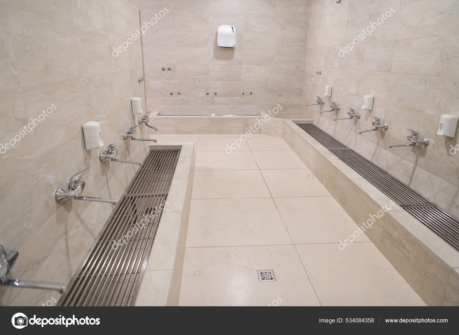 Appearance Muslim Bath Located Premises Mosque Used Ablution Praying ...