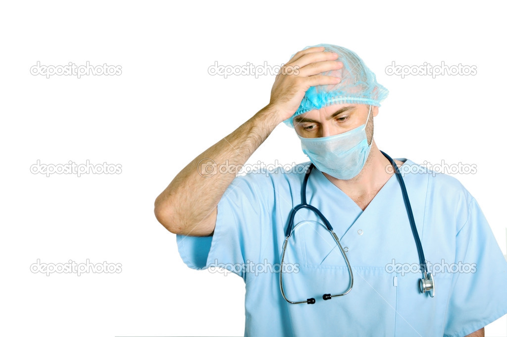 Sad Doctor Clipart