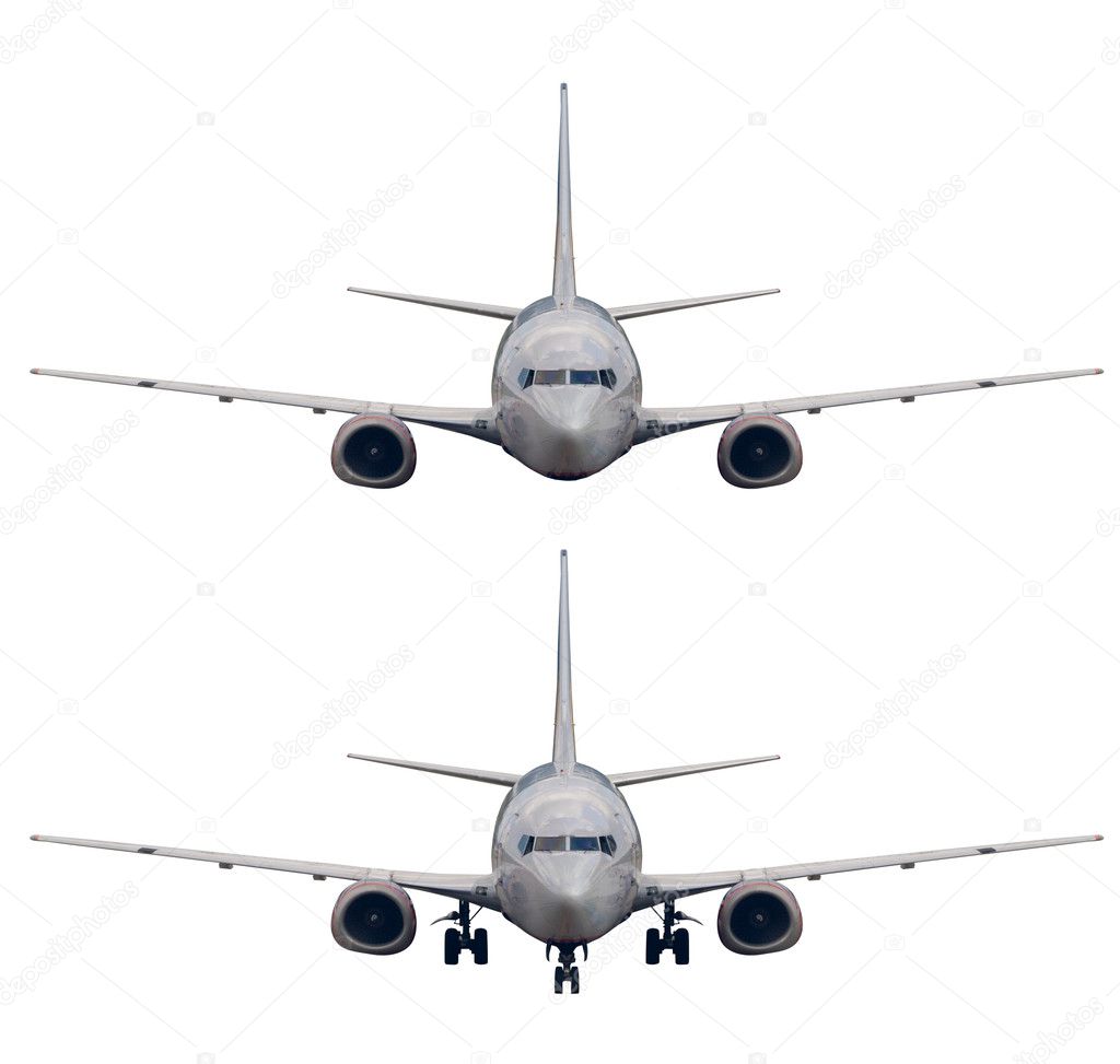 Two planes isolated on white Stock Photo by ©Dr.PAS 24180993
