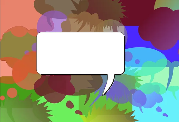 Color speech bubbles background Stock Vector Image by ©Dr.PAS #12357134