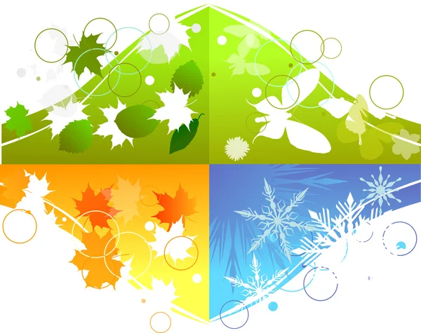 Collection of four seasons Stock Vector Image by ©Dr.PAS #24195089