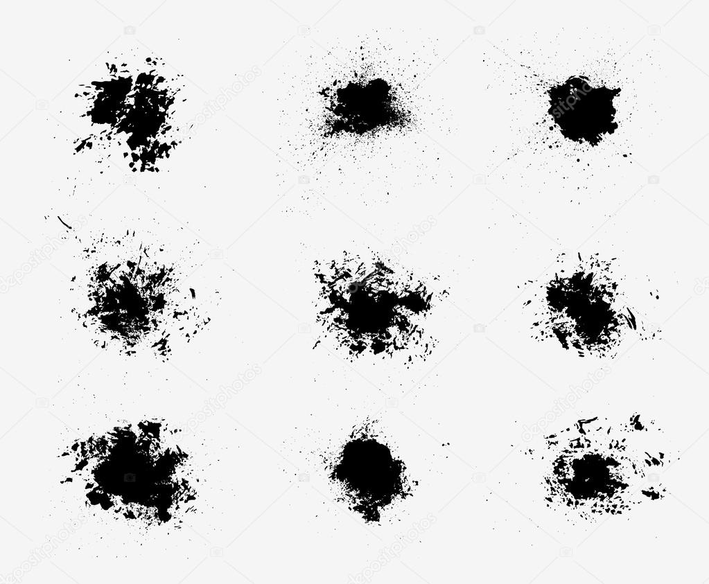 Ink splatter. Vector. Stock Vector by ©mon5ter 30779037