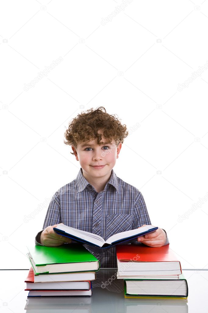 Boy learning — Stock Photo © gbh007 #32714337