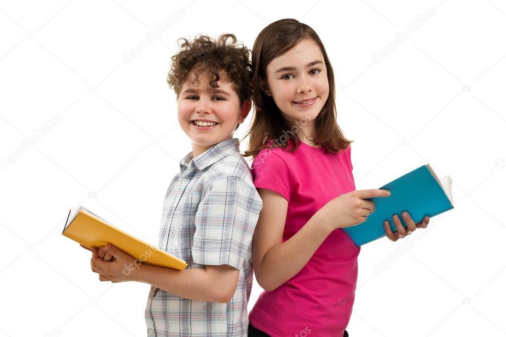 Kids reading books Stock Photo by ©gbh007 32818987