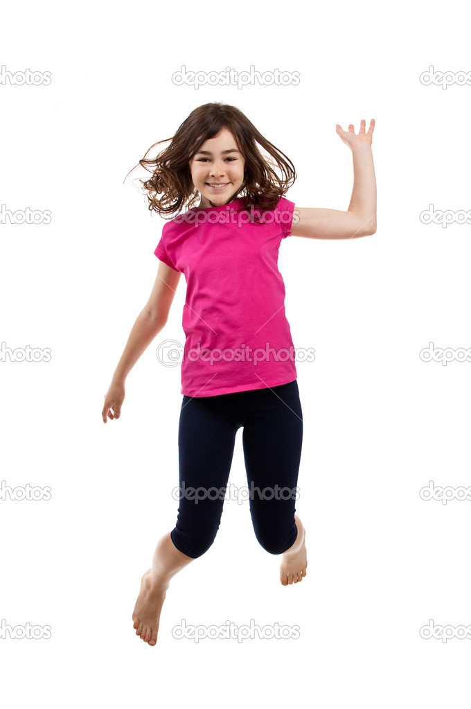 Girl jumping Stock Photo by ©gbh007 32823363