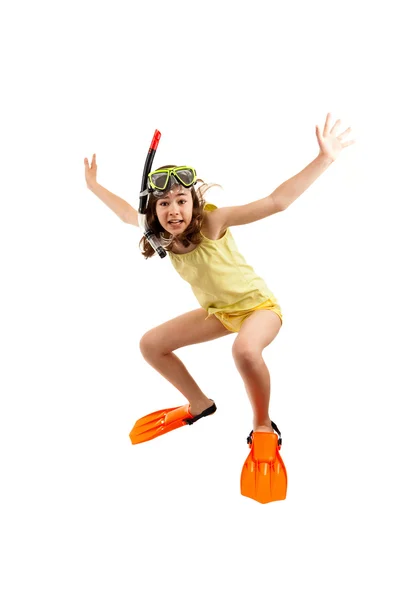 Girl ready to swim and dive — Stock Photo © gbh007 #32836763