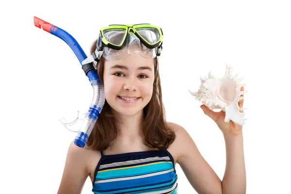Girl ready to swim and dive Stock Photo by ©gbh007 32838907