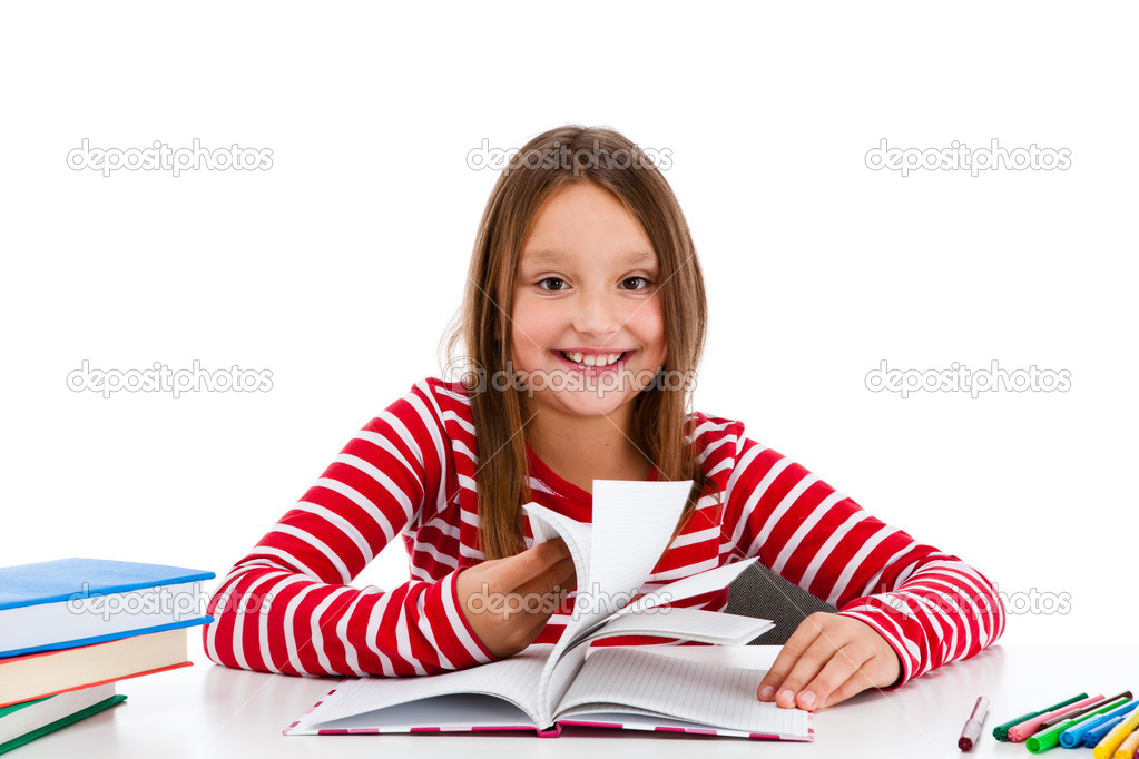 Girl learning — Stock Photo © gbh007 #33459153