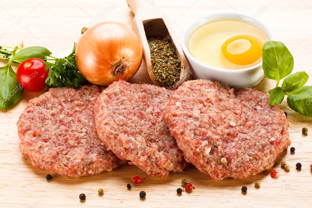 Raw minced meat Stock Photo by ©gbh007 50524283