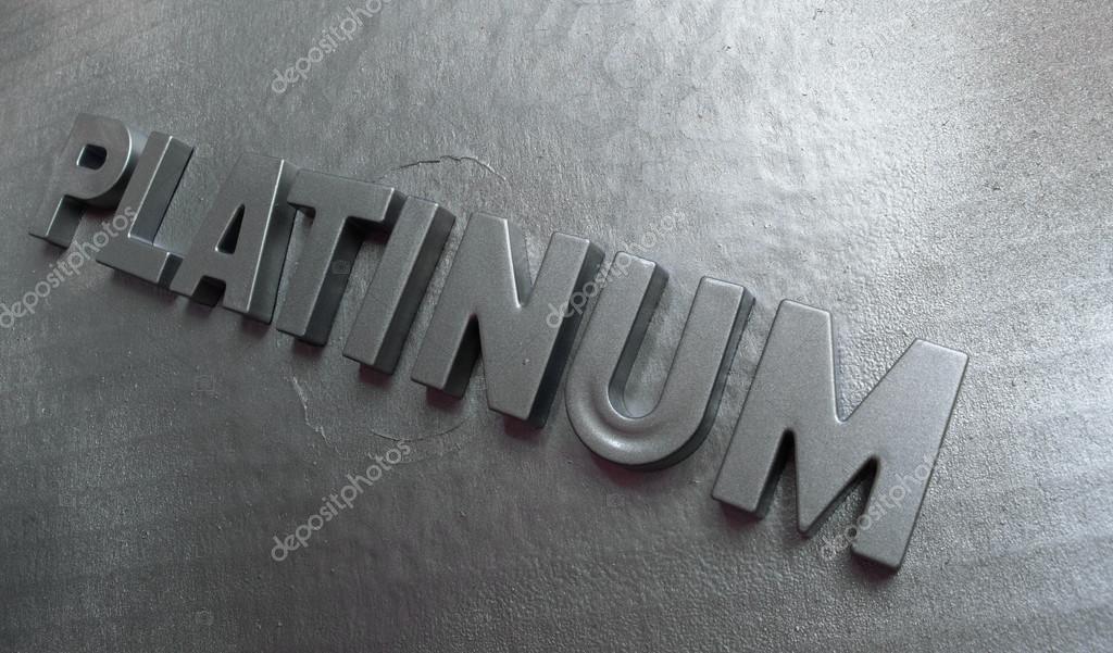 Word platinum — Stock Photo © strelok #31820075