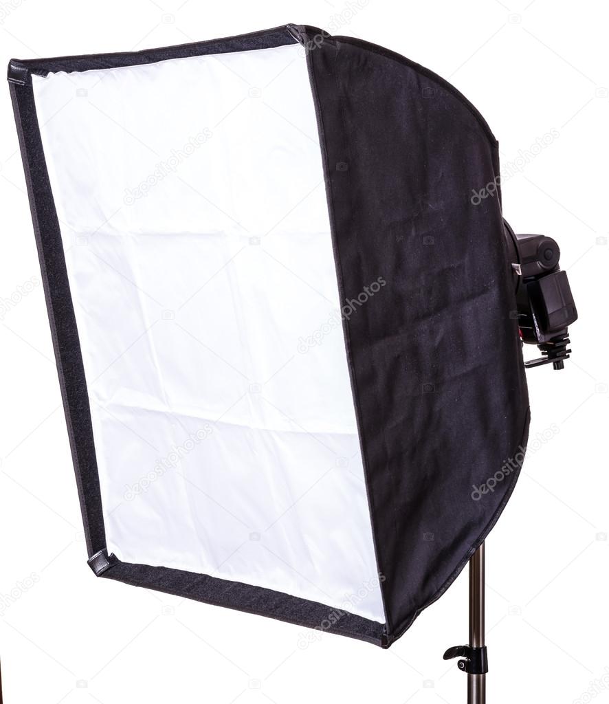 Studio strobe with softbox Stock Photo by ©gorbelabda 34679435