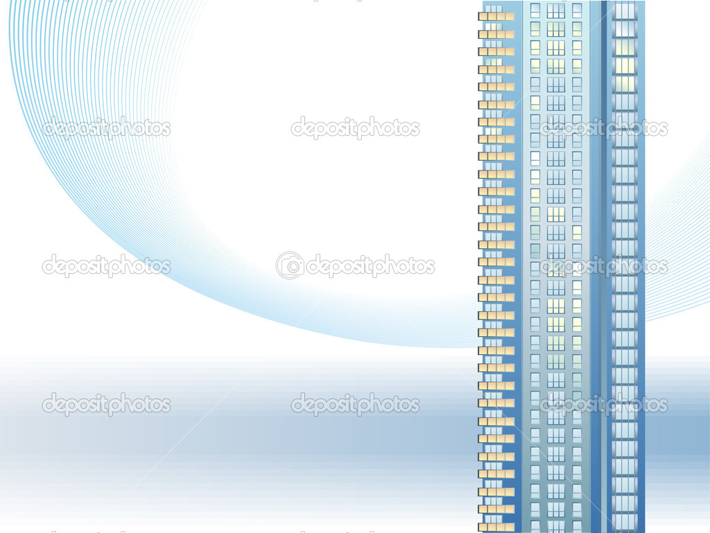 Background with modern city building Stock Vector Image by ©MariBaben ...