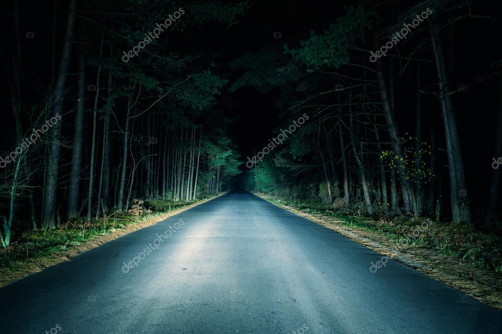 Night Road Stock Photo by ©REDPIXEL 35173083