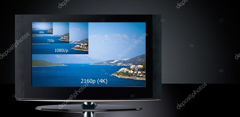 4K television display Stock Photo by ©REDPIXEL 41045481