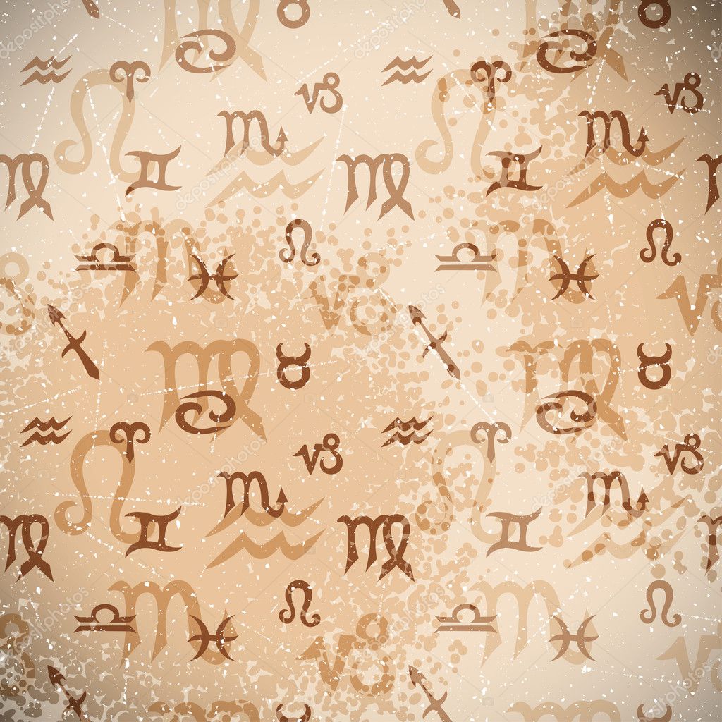 Zodiac Background Stock Vector Image by ©Roman_Volkov #12858133