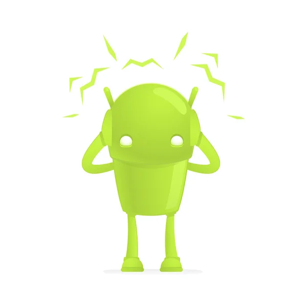 Funny cartoon android Stock Vector Image by ©artenot #19758409