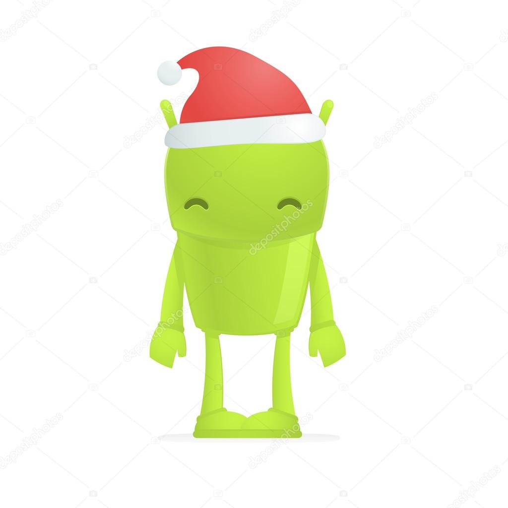 Funny cartoon android Stock Vector Image by ©artenot #19759795