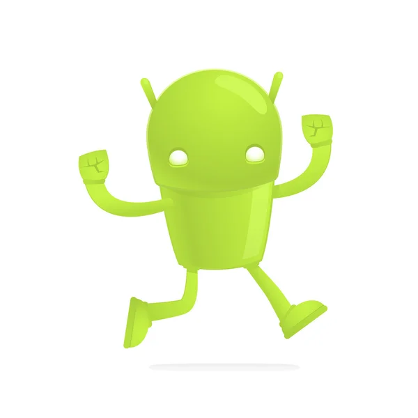 Funny cartoon android Stock Vector Image by ©artenot #19758409