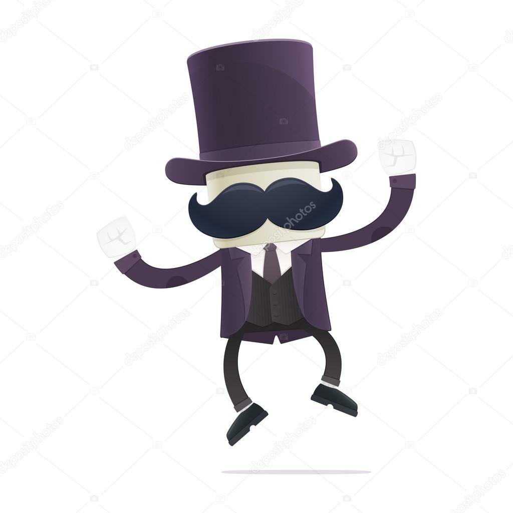 Funny cartoon illusionist Stock Vector Image by ©artenot #21172333