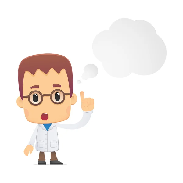 738 ilustraciones de stock de Doctor pensando | Depositphotos