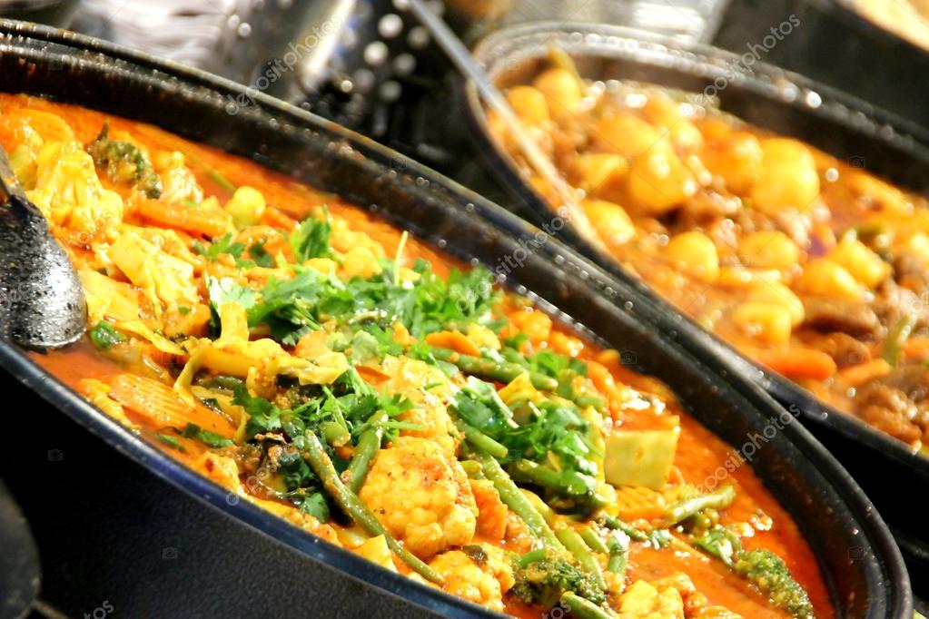 Market Stall Cooked food take away restaurant — Stock Photo © jahina ...