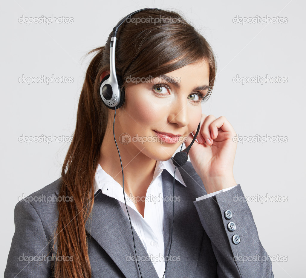 Call center operator Stock Photo by ©sheftsoff 37944611