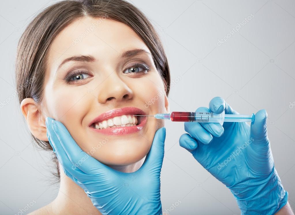 Woman face surgery Stock Photo by ©sheftsoff 40065697