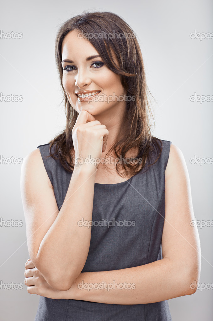 Woman with folded arms Stock Photo by ©sheftsoff 43233389