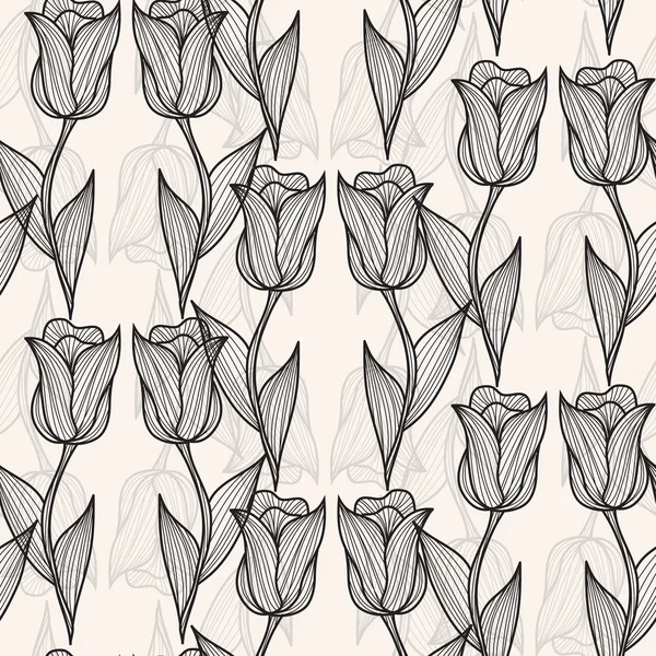 Tulipán rajz Stock vektorok, Tulipán rajz Jogdíjmentes illusztrációk ...