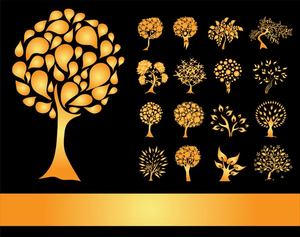 100,000 Golden tree Vector Images | Depositphotos