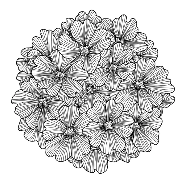 Abstract floral background. Vector flower element for design. Stock ...