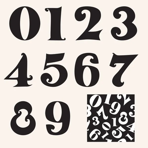 7,977,052 Decorative font numbers Vector Images | Depositphotos
