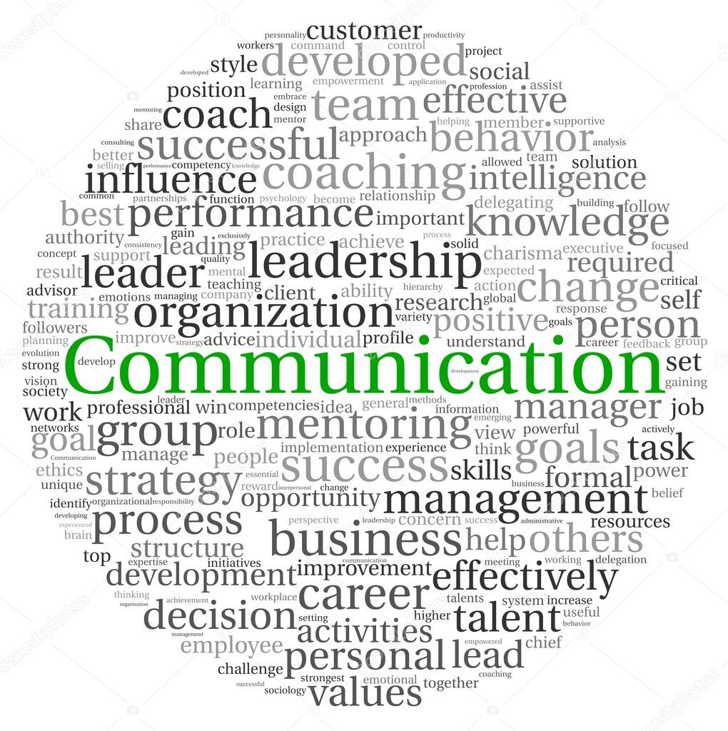 Communication concept in word tag cloud on white background Stock Photo ...