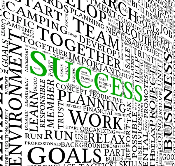 Achievement concept in tag cloud — Stock Photo © olechowski #8593314