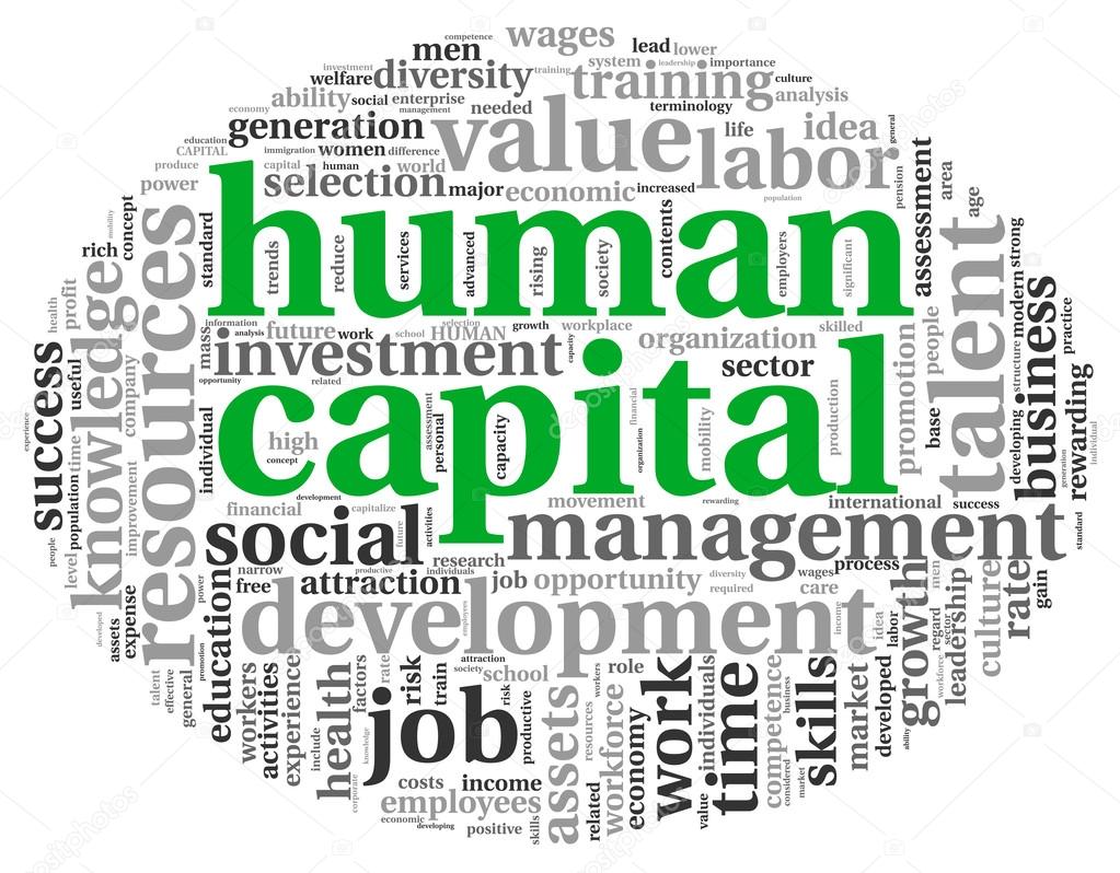Human capital concept in tag cloud — Stock Photo © olechowski #25551647