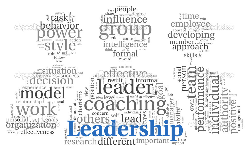 Leadership concept in word tag cloud — Stock Photo © olechowski #25551649