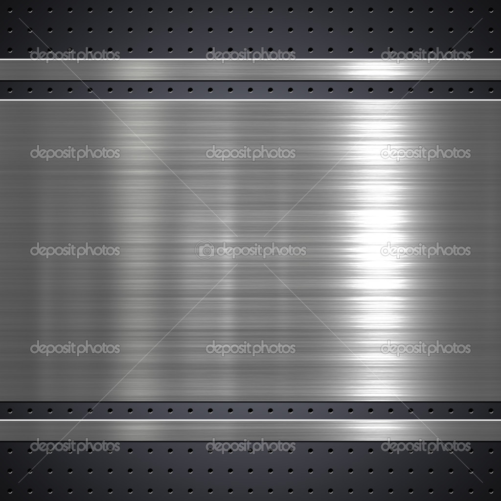 Metal plate background — Stock Photo © olechowski #46937875