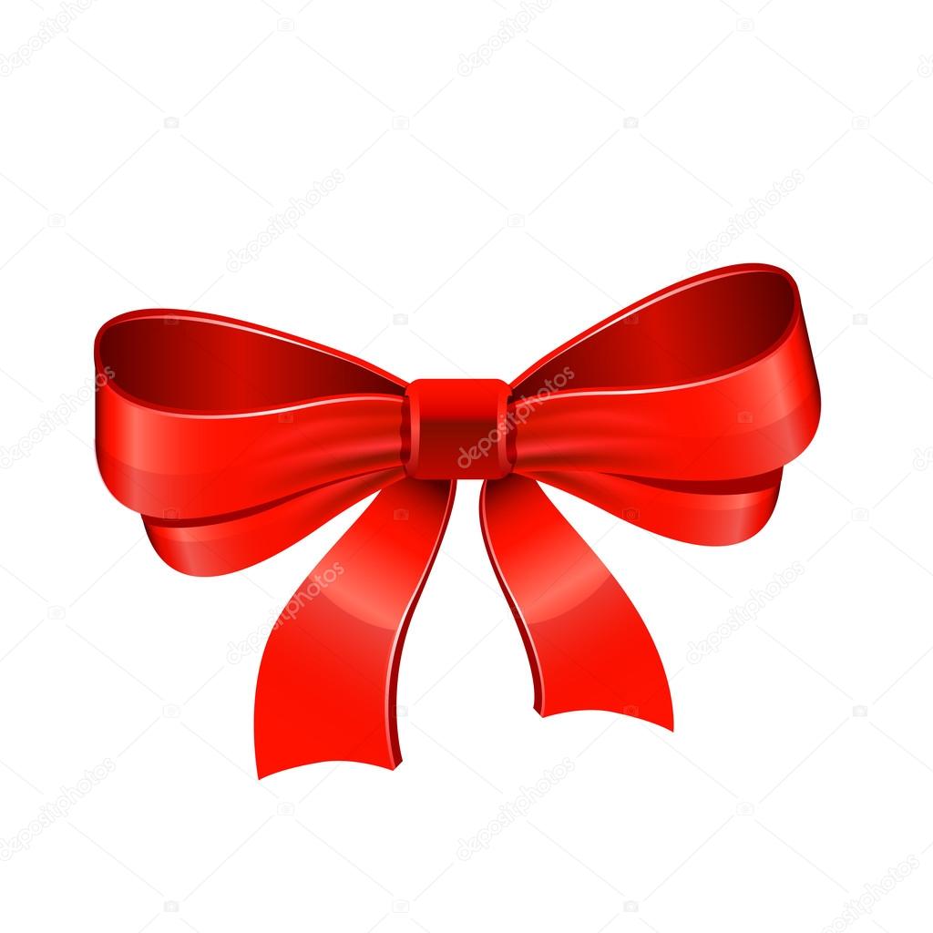 Red bow. Vector Stock Vector by ©pokomeda #26879613