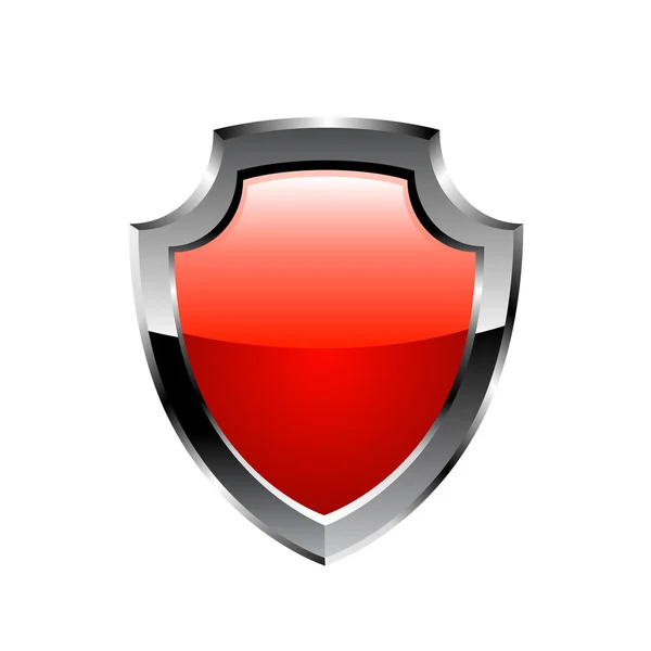 Red shield. Vector Stock Vector Image by ©pokomeda #26977751