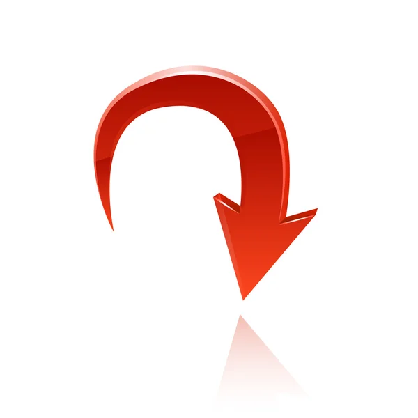 Flecha roja. Vector Vector de stock #26977381 de ©pokomeda