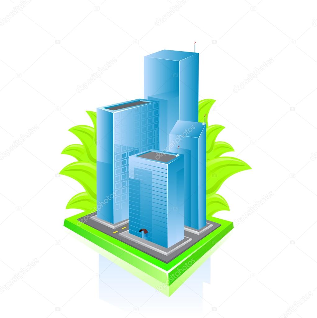 Building. Vector — Stock Vector © pokomeda #27557583