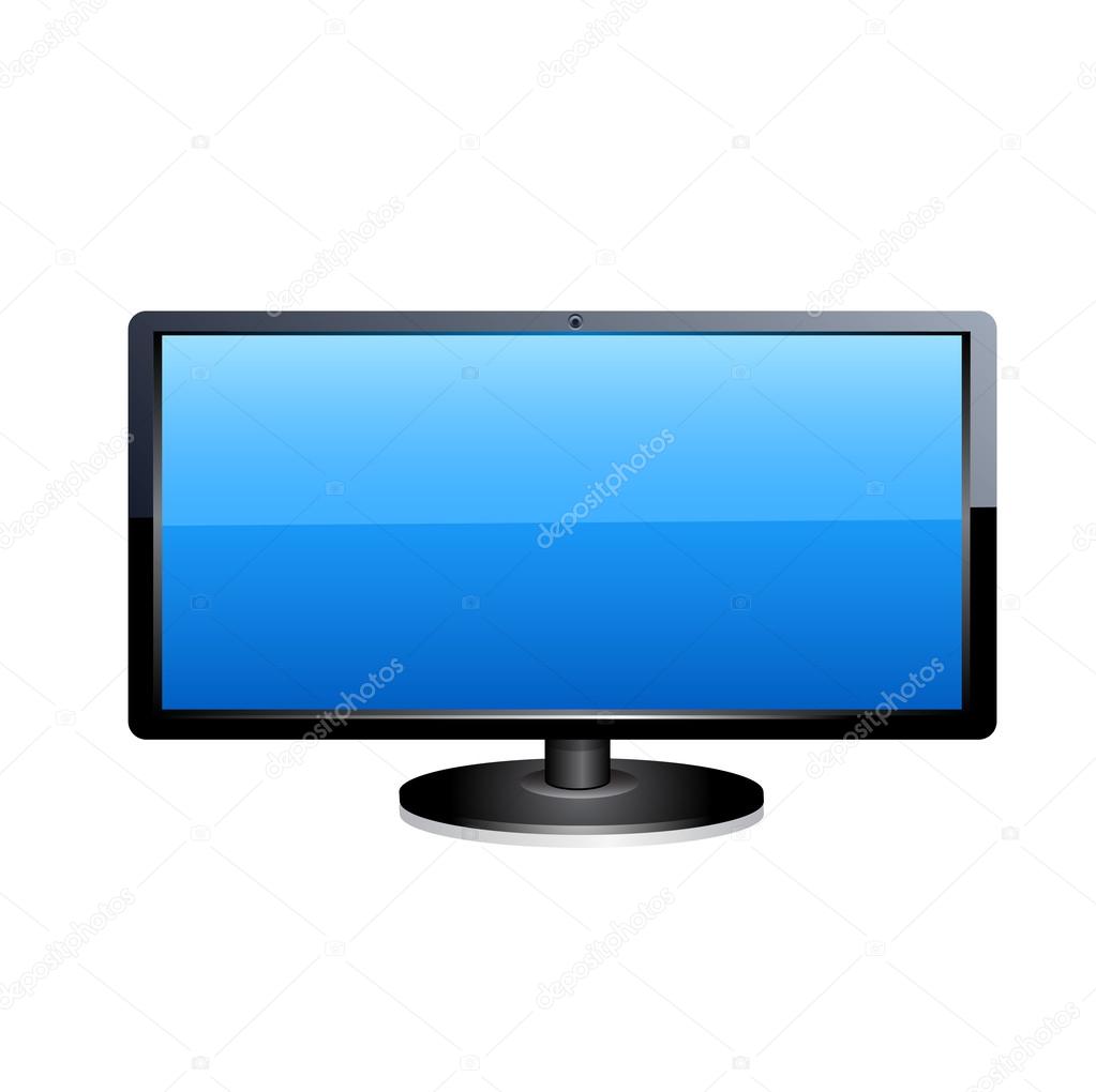 Tv monitor. Vector Stock Vector Image by ©pokomeda #27557819