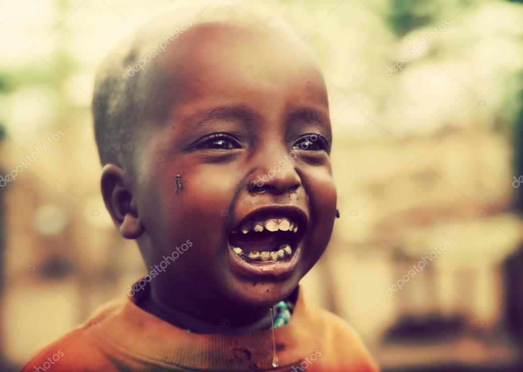 African Child Laughing